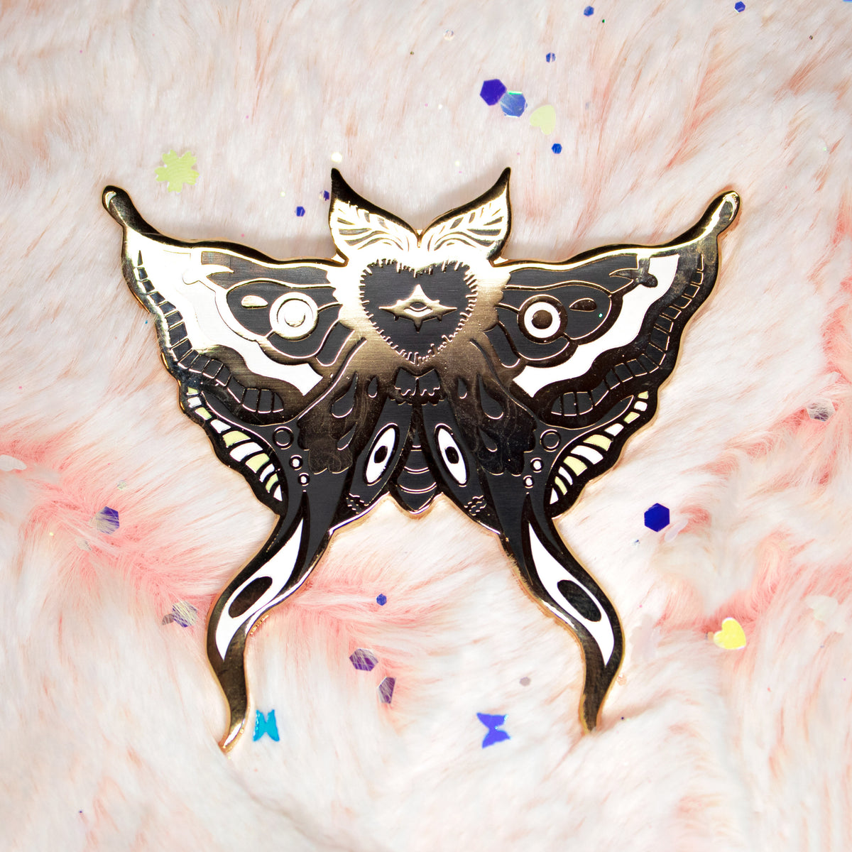 Jumbo Lunar Eclipse Hard Enamel Pin | SudiBear